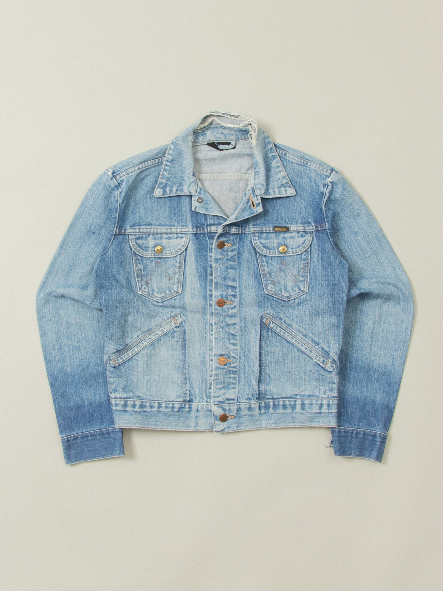 Vtg 1970s Wrangler Denim Jacket - Made in USA (S) – Broadway & Sons